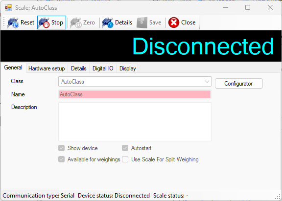 How to use the auto scale configurator